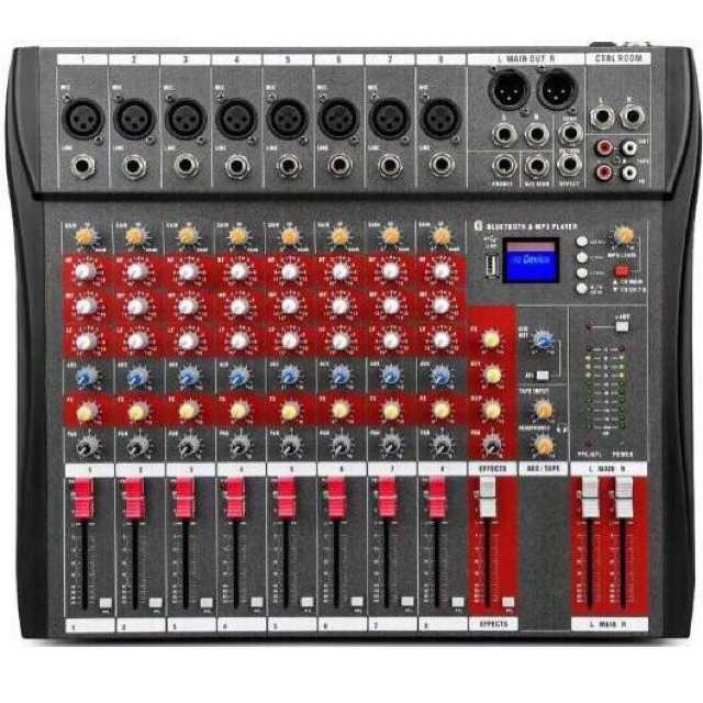CT-80S 8 channel Mixer Bluetooth | Shopee Philippines
