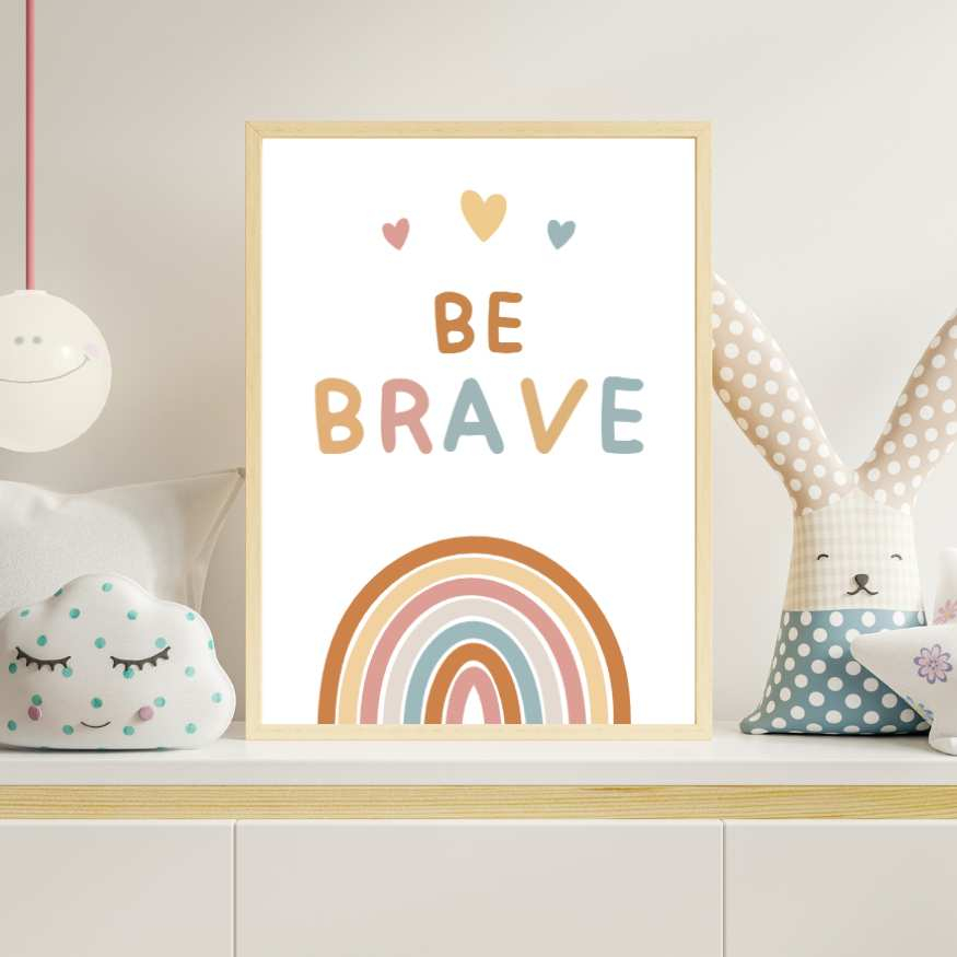 Motivational Wall Art Chart for Kids Learning Area Laminated Poster ...