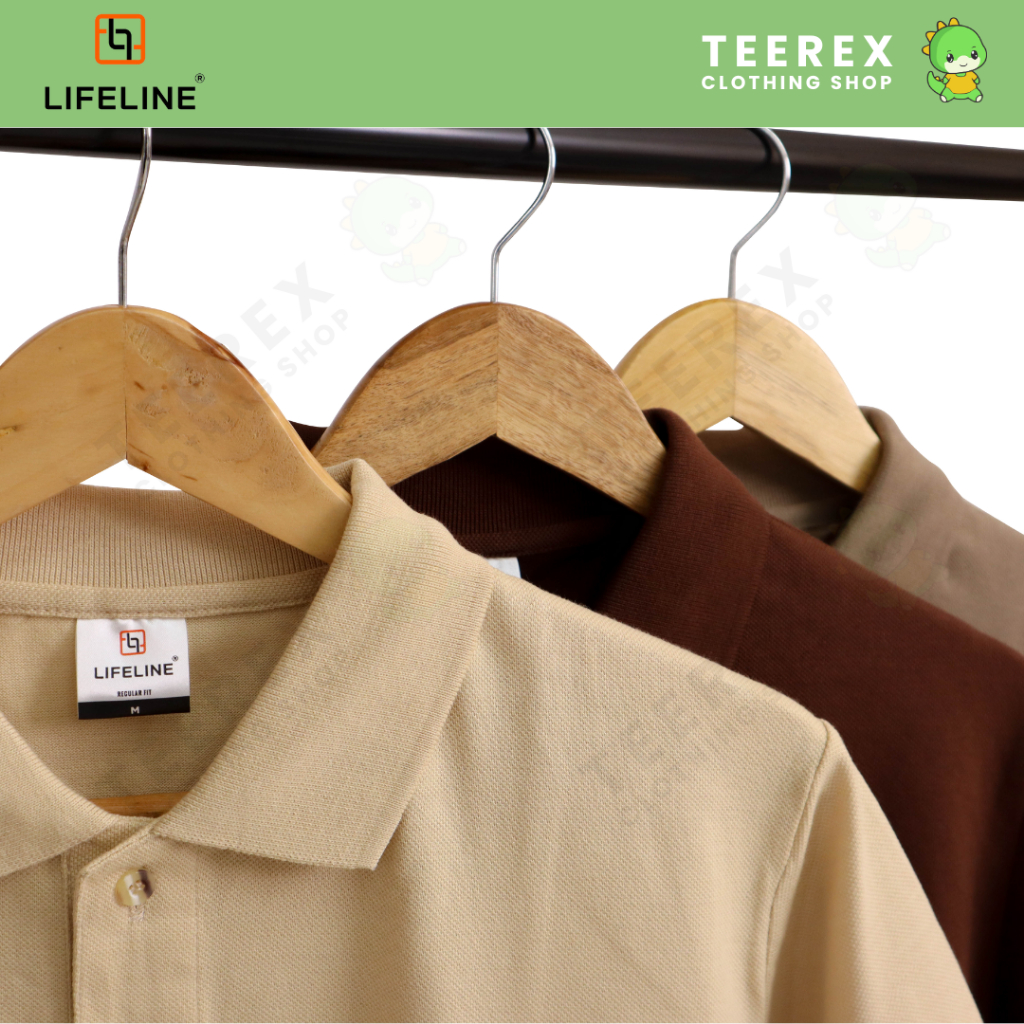 LIFELINE POLO SHIRT for men and women UNISEX ( BROWN/ MOCHA/ KHAKI ...