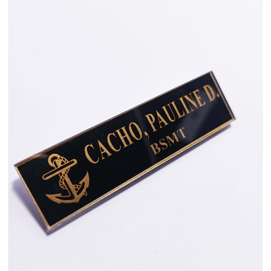 BSMT Nameplate / Name badge / Name tag | Shopee Philippines