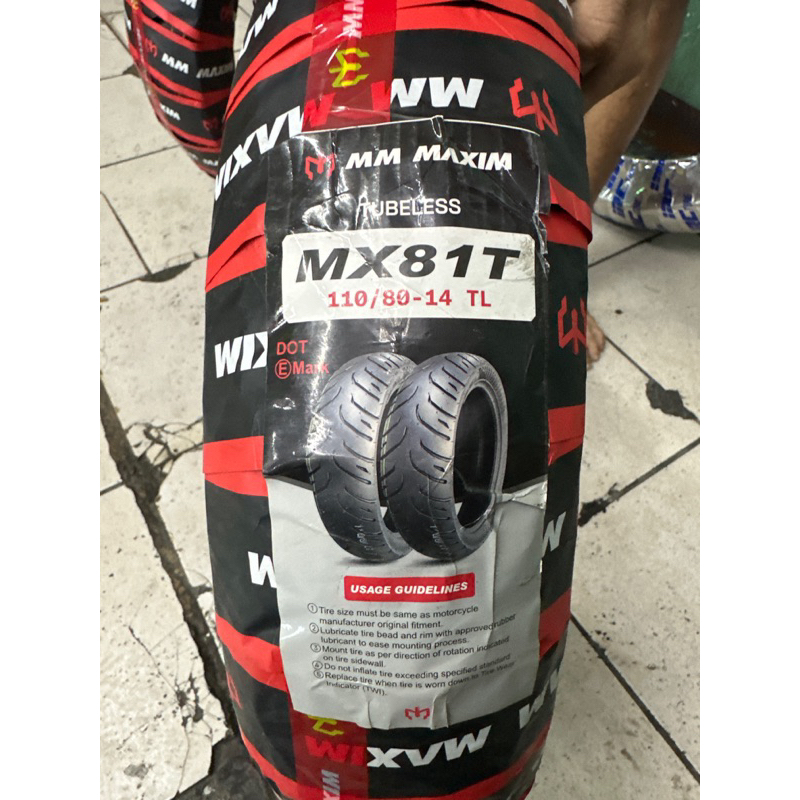 MAXIM MAXIMUS TIRE NMAX AEROX TUBELESS | Shopee Philippines