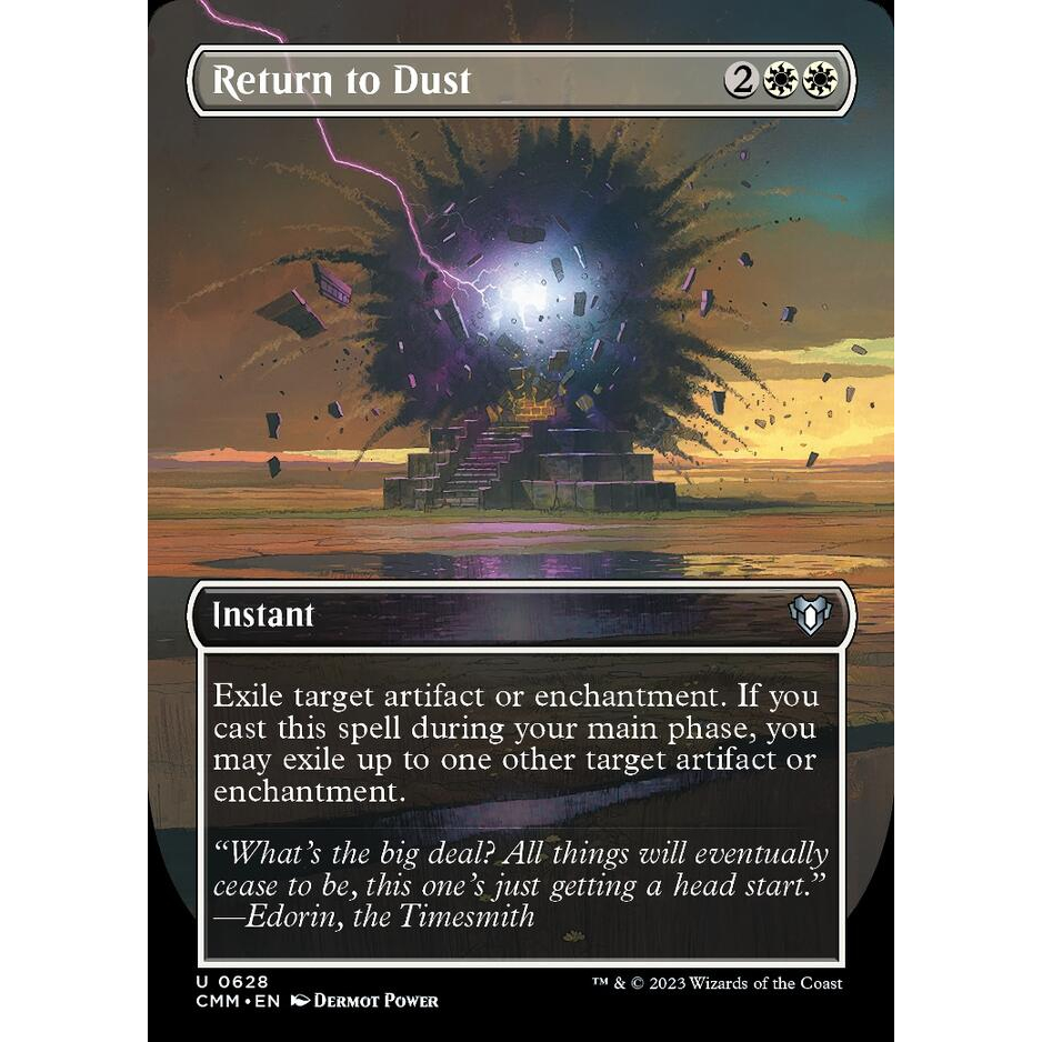 Return to Dust (Borderless) - Commander Masters (CMM) | Shopee Philippines