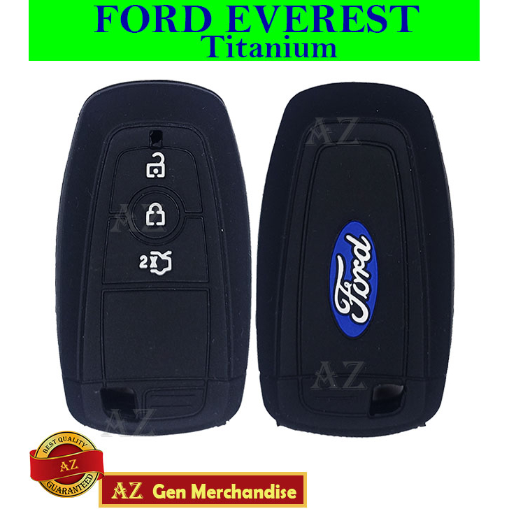AZ FORD Everest Titanium Smart Keyless Entry Remote Silicone Cover - 3 ...