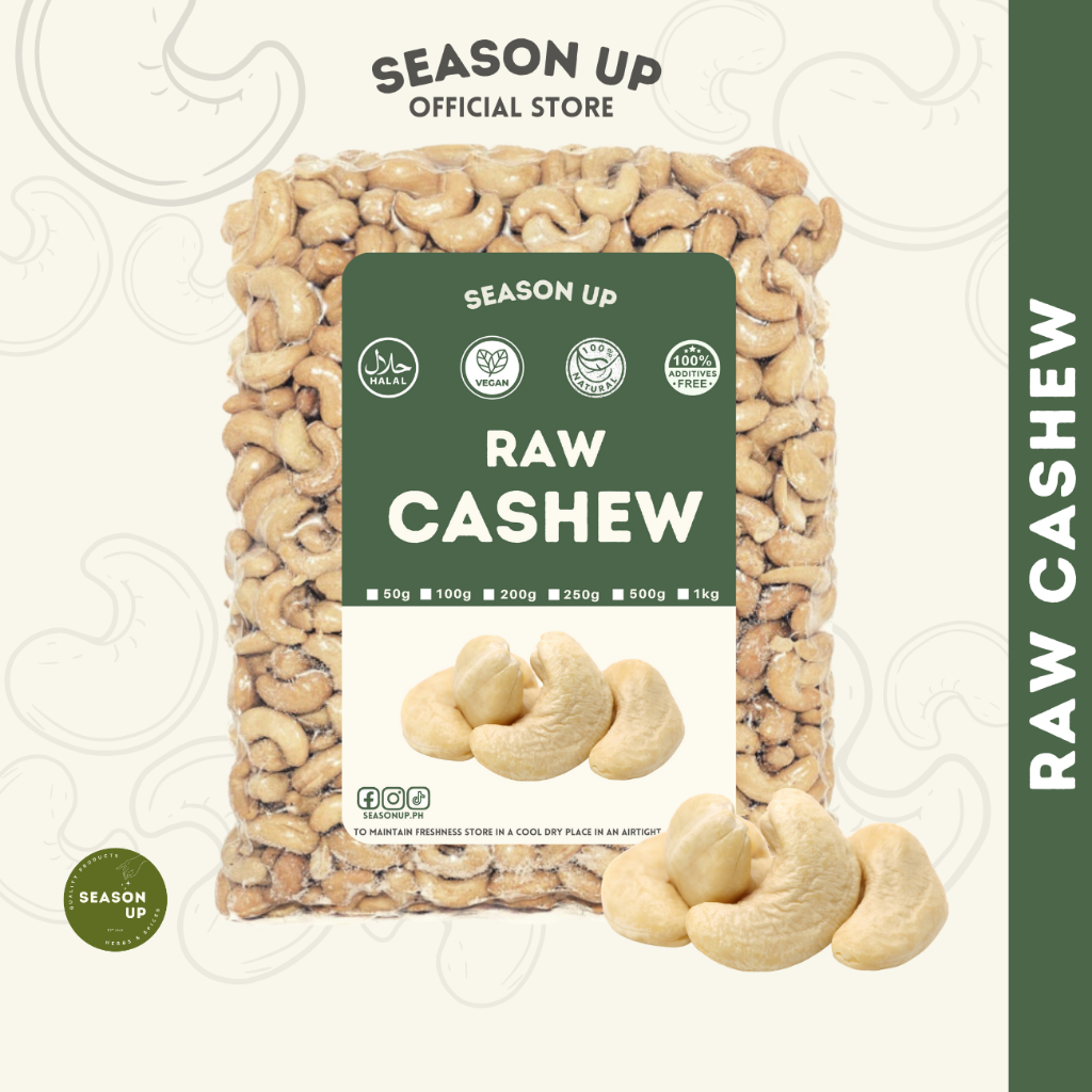 SeasonUp Raw Split Cashews (200g) | Shopee Philippines