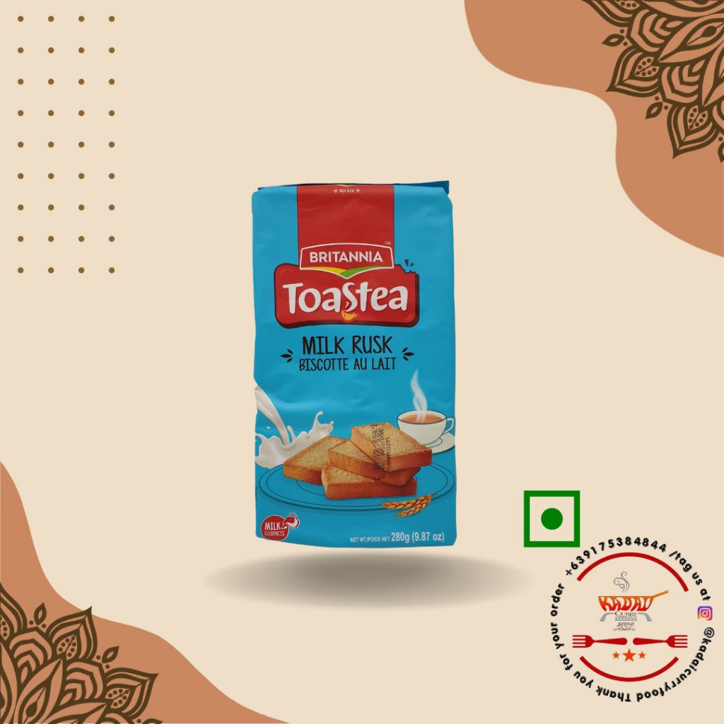 Britannia Toastea Milk Rusk (280gms) | Shopee Philippines