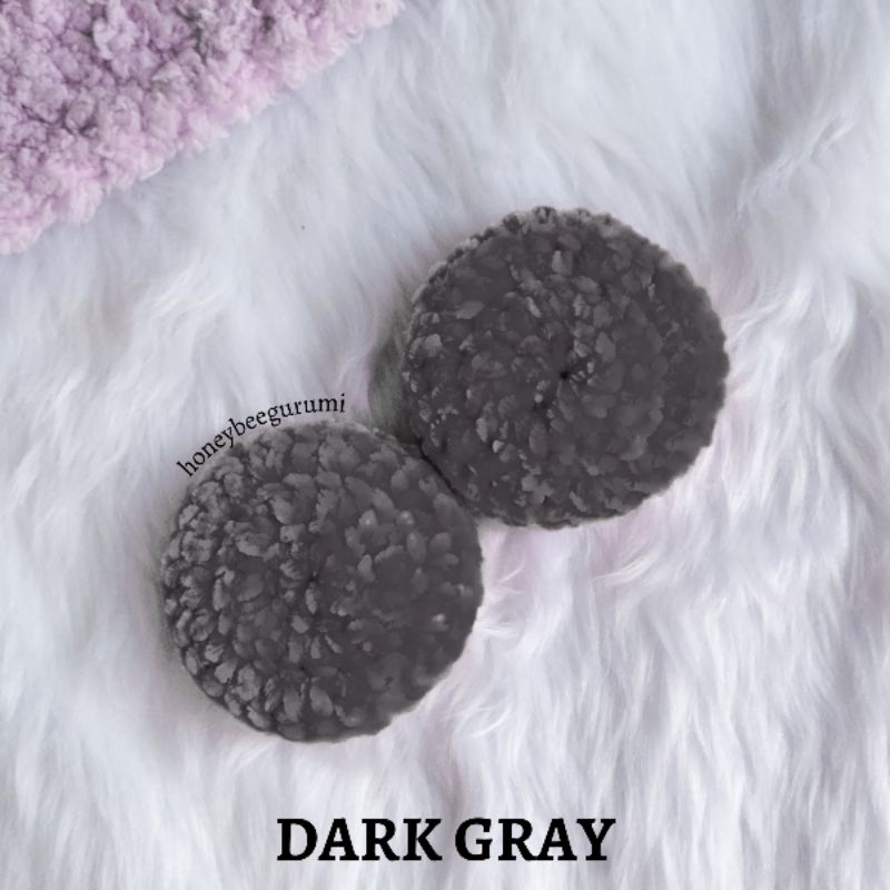 SOFT VELVET CROCHET HEADSET COVER 6 cm 2.5 inches Mic Cover Foamies ...