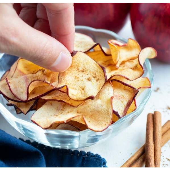 Apple Chips Healthy Snack Dried Fuji Apple Sugar-free Vegan Snack ...