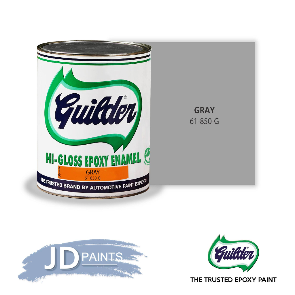 Guilder Hi-Gloss Epoxy Enamel Paint with catalyst 4 L | Shopee Philippines