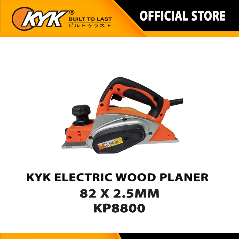 Kyk Electric Wood Planer 82x2.5mm Kp8800 (Authentic) | Shopee Philippines