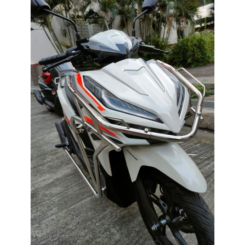 HONDA CLICK 125/150 V2 and Honda click v3 304 stainless crashguard ...