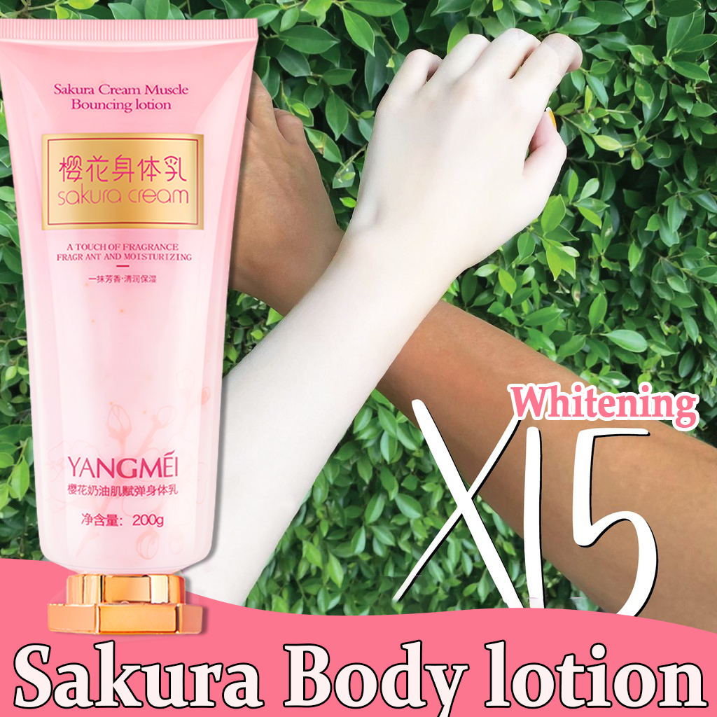Sakura Whitening Body Lotion Cherry Blossom Niacinamide Lotion ...