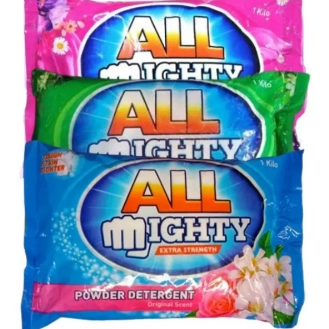 1 Kilo All Mighty Detergent Powder | Shopee Philippines