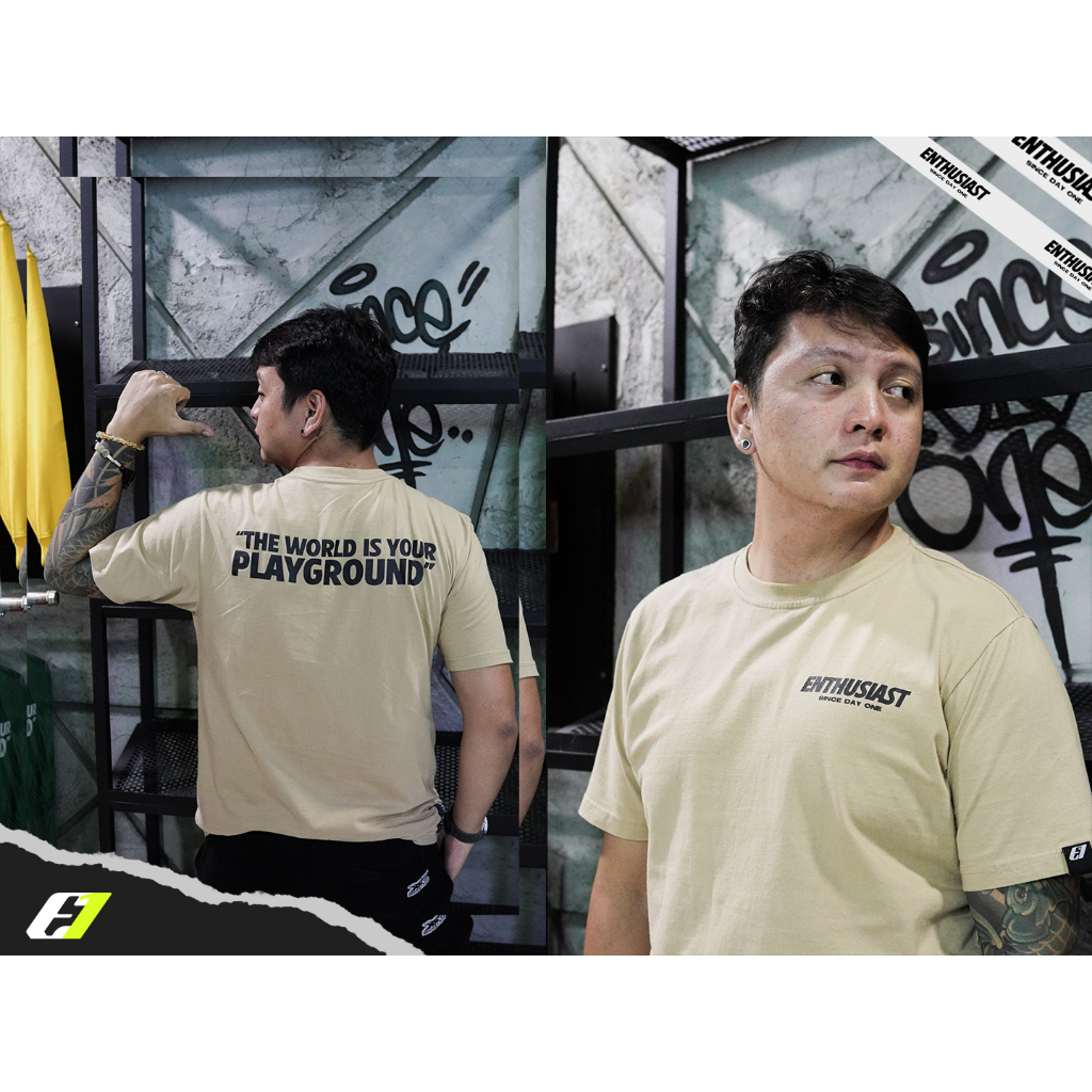 Brand SHIRTS TOFFEE (THE WORLD IS YOUR PLAYGROUND) by Enthusiast Since ...