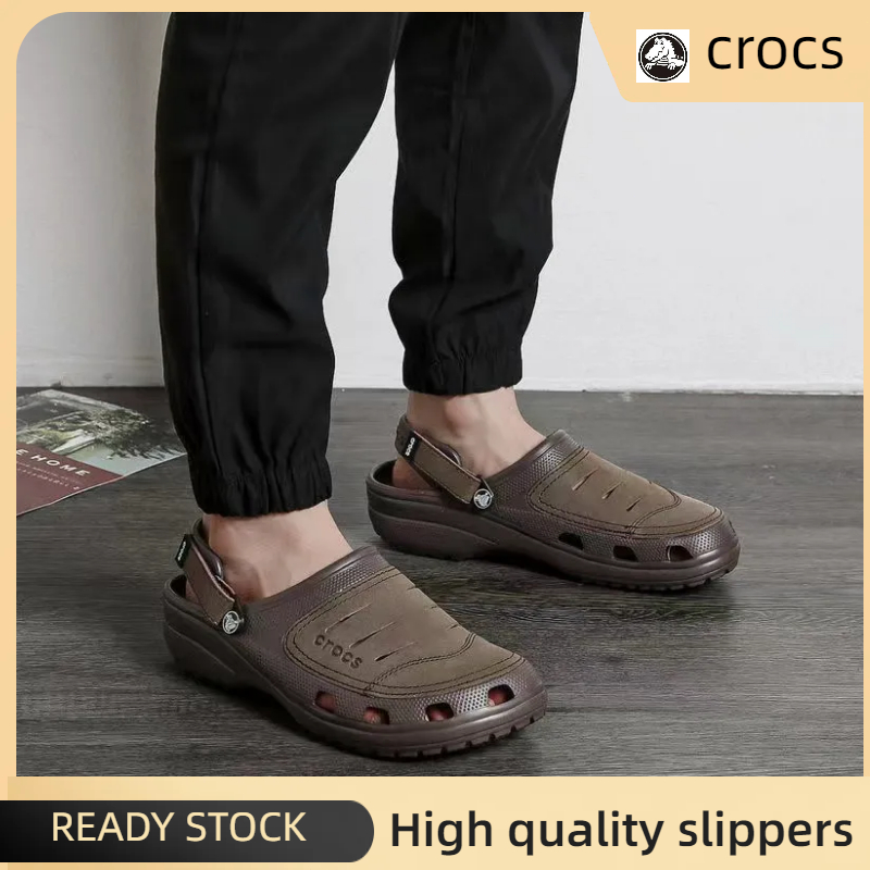 crocs men's casual half-drag sandals | Shopee Philippines
