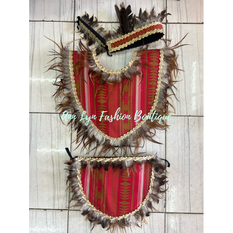 Ati-atihan/katutubo native filipino costume Kids and Adult | Shopee ...