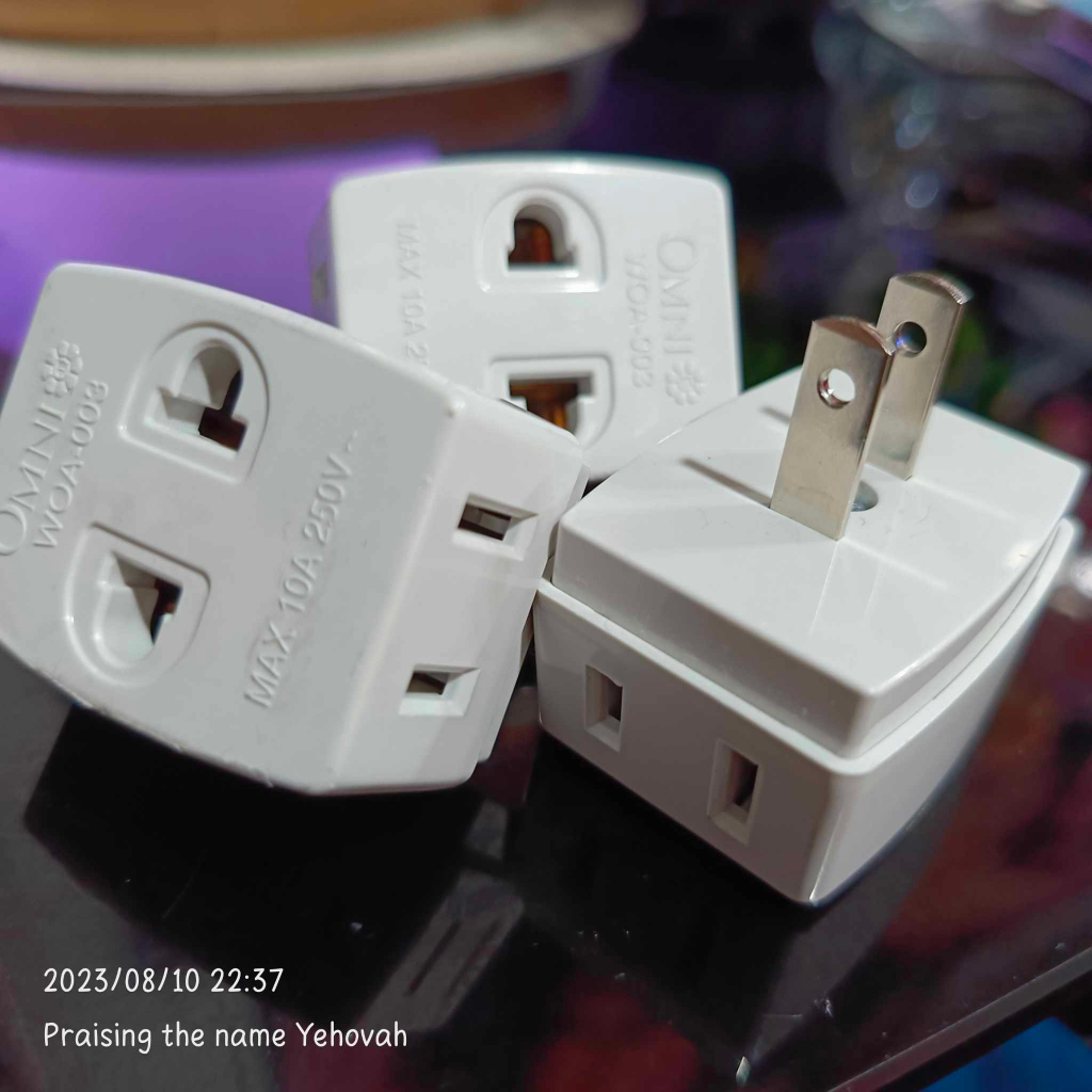 OMNI Octopus Type Plug -TRIPLE PLUG SOCKET ADAPTOR 10A 220V 6 HOLES ...