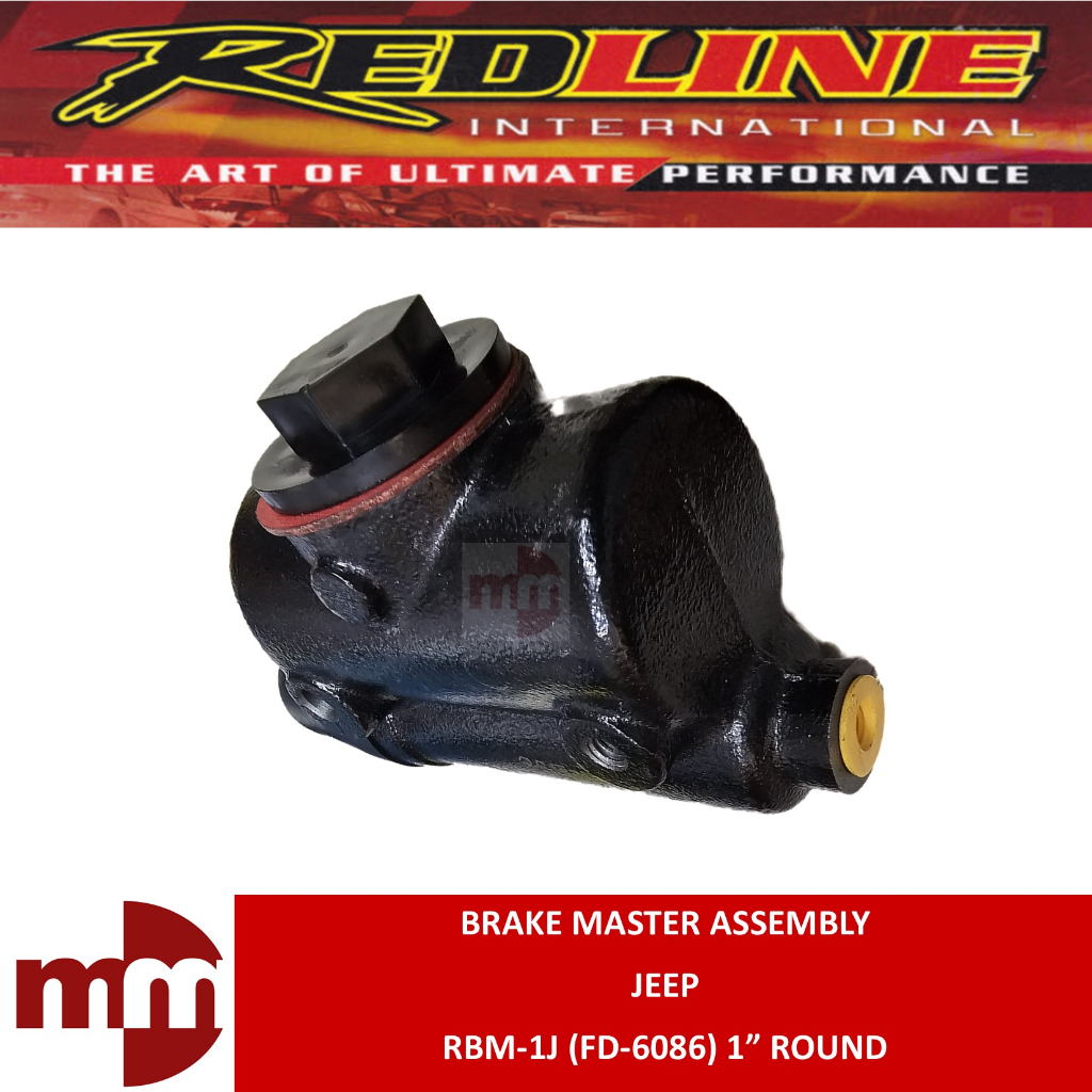 REDLINE Brake Master Assembly for JEEP (FD-6086 ROUND) 1" RBM-1J ...