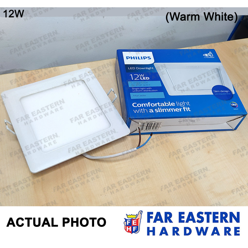 PHILIPS LED Down Light Marcasite Recessed Warm White / Daylight Ceiling ...