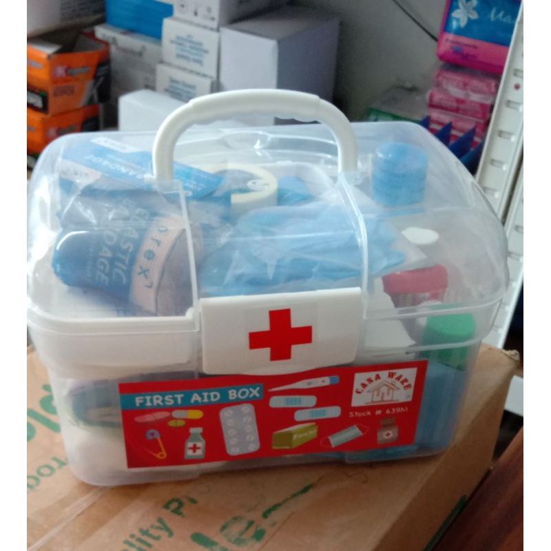 FIRST AID BOX SET/EMERGENCY KIT BOX (17 SETS) | Shopee Philippines