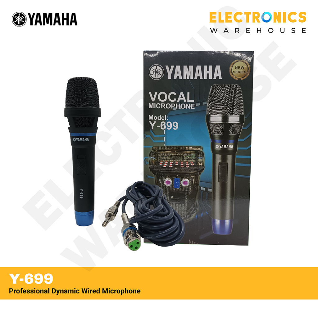 Yamaha Y-699 Professional Dynamic Wired Microphone | Shopee Philippines