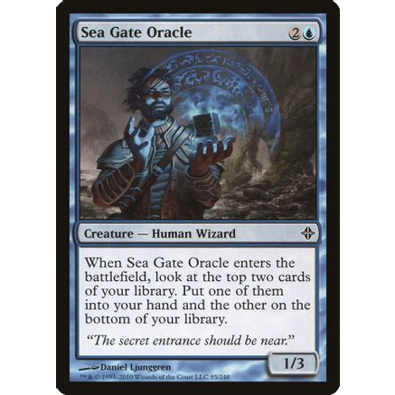 Sea Gate Oracle - Rise of the Eldrazi (ROE) MTG | Shopee Philippines