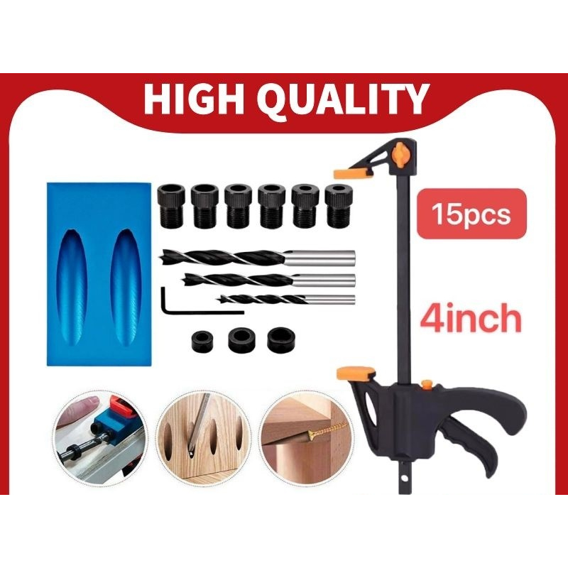 14pcs Drill Guide Hole Handheld Pocket Drill Hole Puncher Locator ...