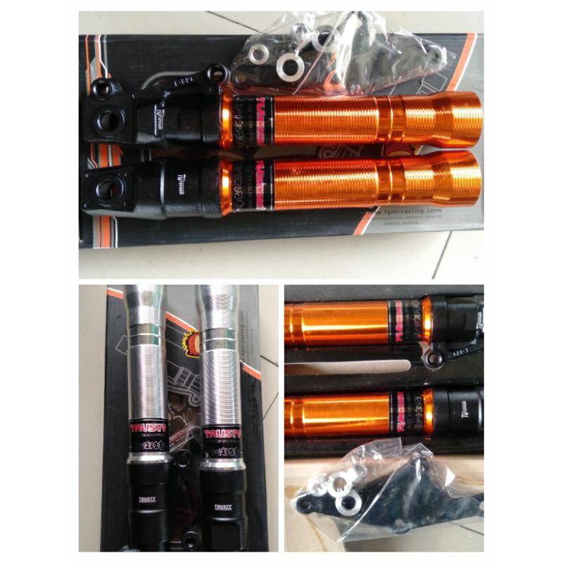 TUPAKNAM / TRUSTY FRONT SHOCK COVER MIO1 AND RAIDER 150 CARB.TYPE ...