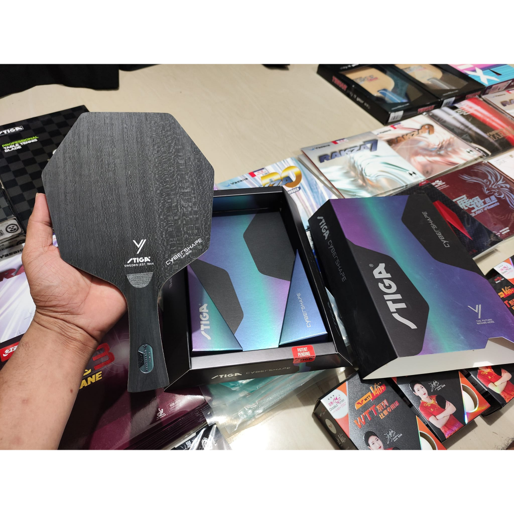 Stiga CyberShape 5+2 Carbon 5.8mm 85g Blade original stiga carbon table ...
