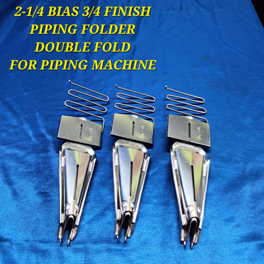 PIPING FOLDER DOUBLE FOLD 2-1/4"BIAS 3/4"FINISH FOR PIPING SEWING ...