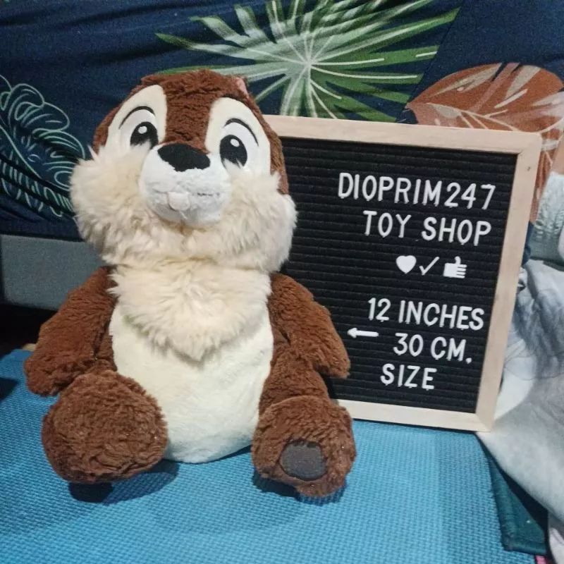 Chip n' Dale Chipmunk JP stuffedtoy | Shopee Philippines