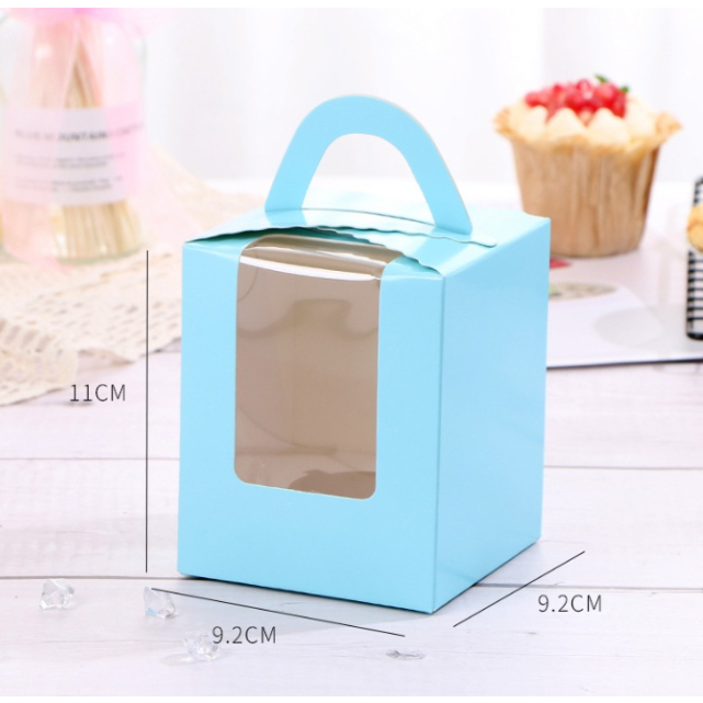 Pastry Box Single Solo Cupcake Box Cookies Boxes Individual Box with ...