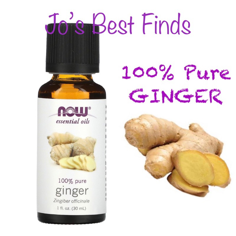 NOW Ginger Essential Oils | Shopee Philippines