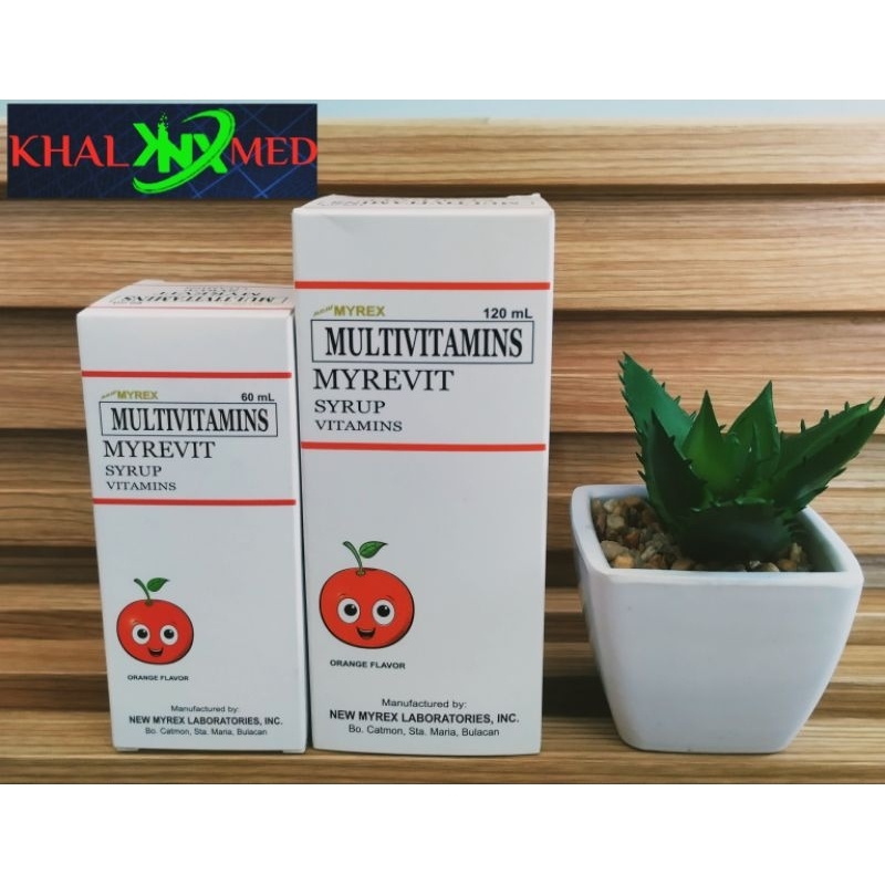 MULTIVITAMINS MYREVIT SYRUP VITAMINS ORANGE FLAVOR | Shopee Philippines