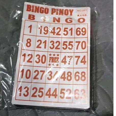 BINGO CARD 50 PCS FOR SALE | Shopee Philippines