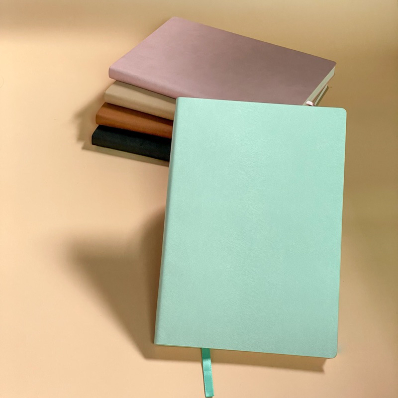 Everyday classic notebook softcover leather muji 100GSM blank dotted ...