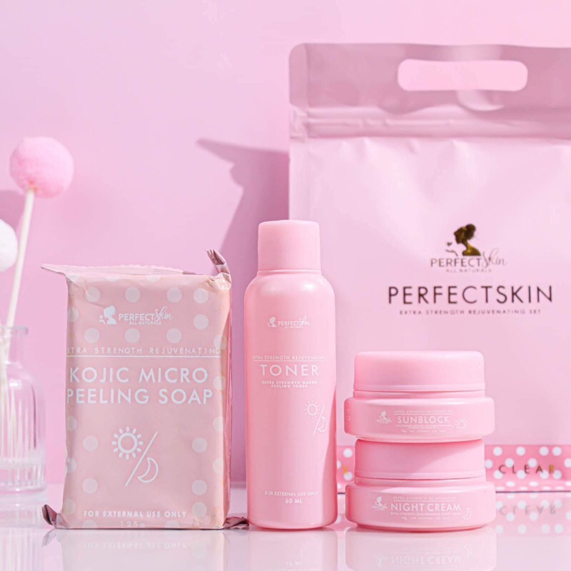 Perfect Skin Extra Strength Rejuvenating Set / Whitening Set | Shopee ...