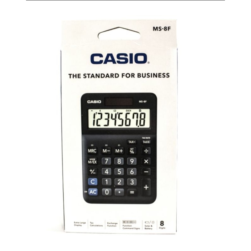 Casio Calculator MS-8F Basic (Original) | Shopee Philippines