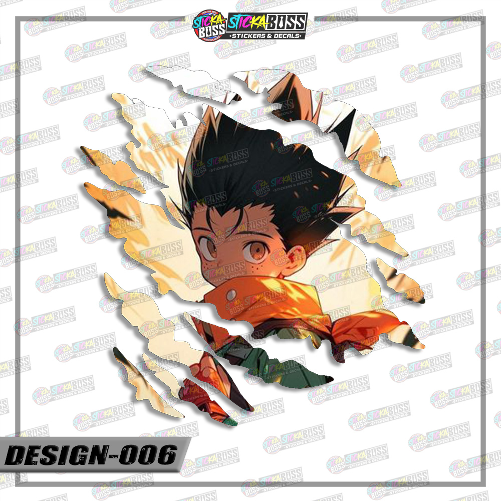 HUNTER X HUNTER | ANIME SCRATCH STICKER【VINYL PRINTED】( LAMINATED ...