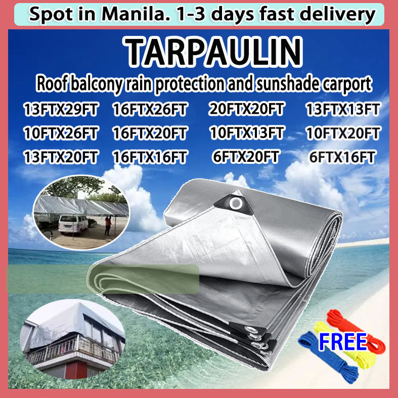 tarpaulin roof rainproof sunshade lona tolda trapal waterproof makapal ...