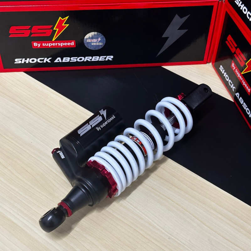 SUPERSPEED 300MM REAR SHOCK WITH CANISTER FOR MIO 110/125 | Shopee ...