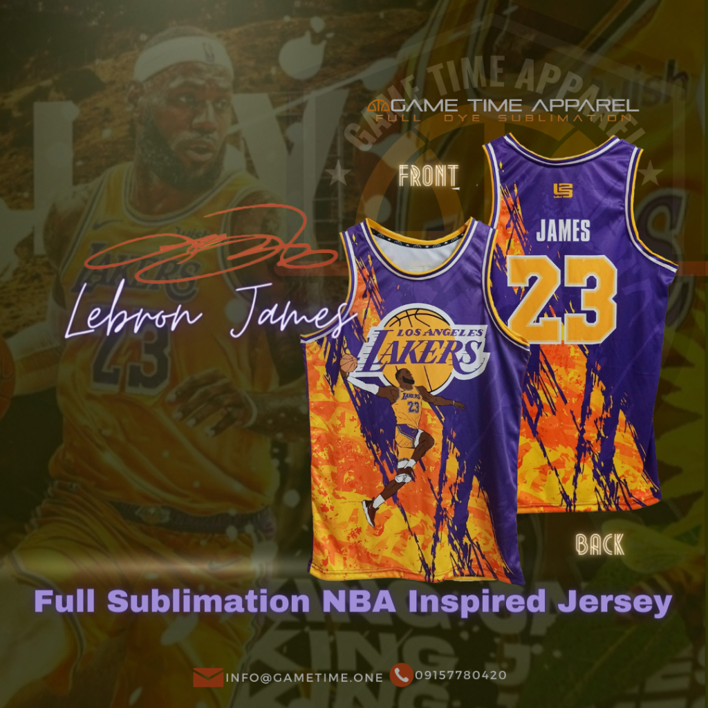 NBA Lebron James Signature Edition Full Sublimation Custom High Quality ...