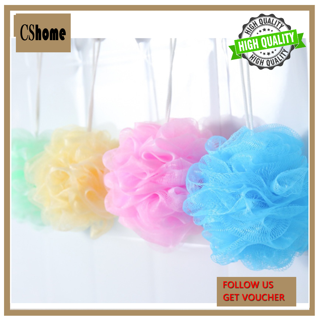 Loofah Bath Ball Body Cleaning Ball Mesh Sponge Bathroom Supplies Bath ...