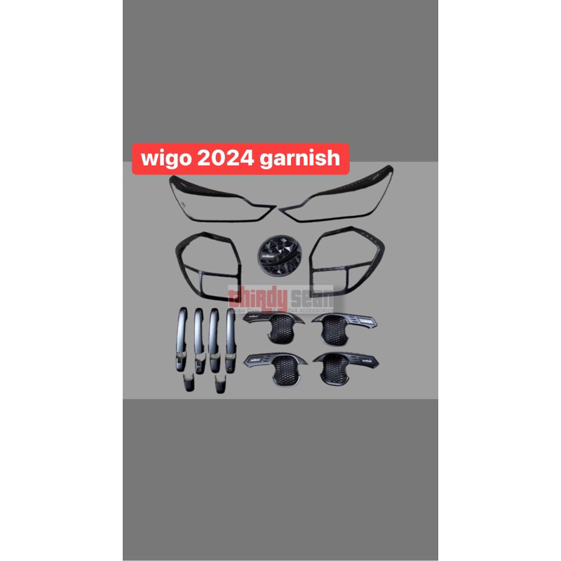 Toyota Wigo Garnish Set (2024) | Shopee Philippines