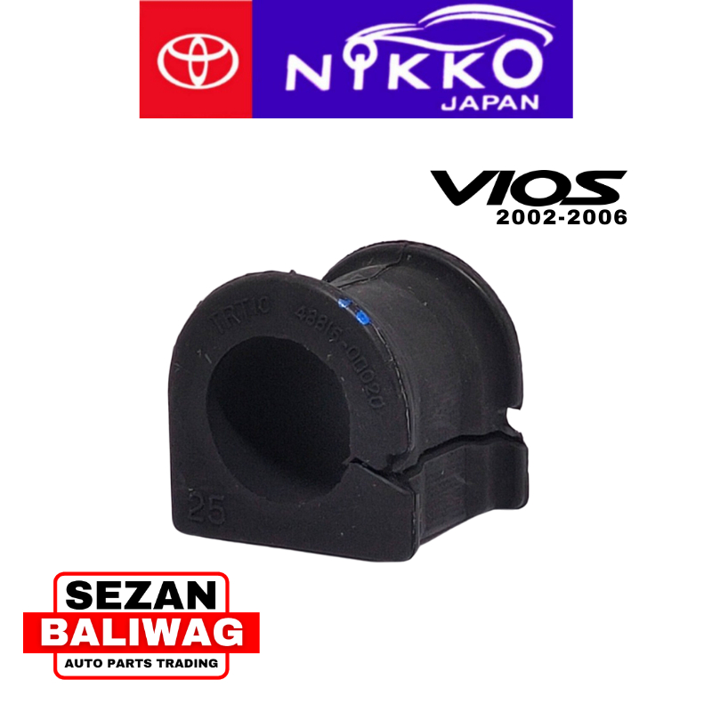 NIKKO JAPAN FRONT STABILIZER BUSH NO. 1 TOYOTA VIOS 2002-2007 48815 ...