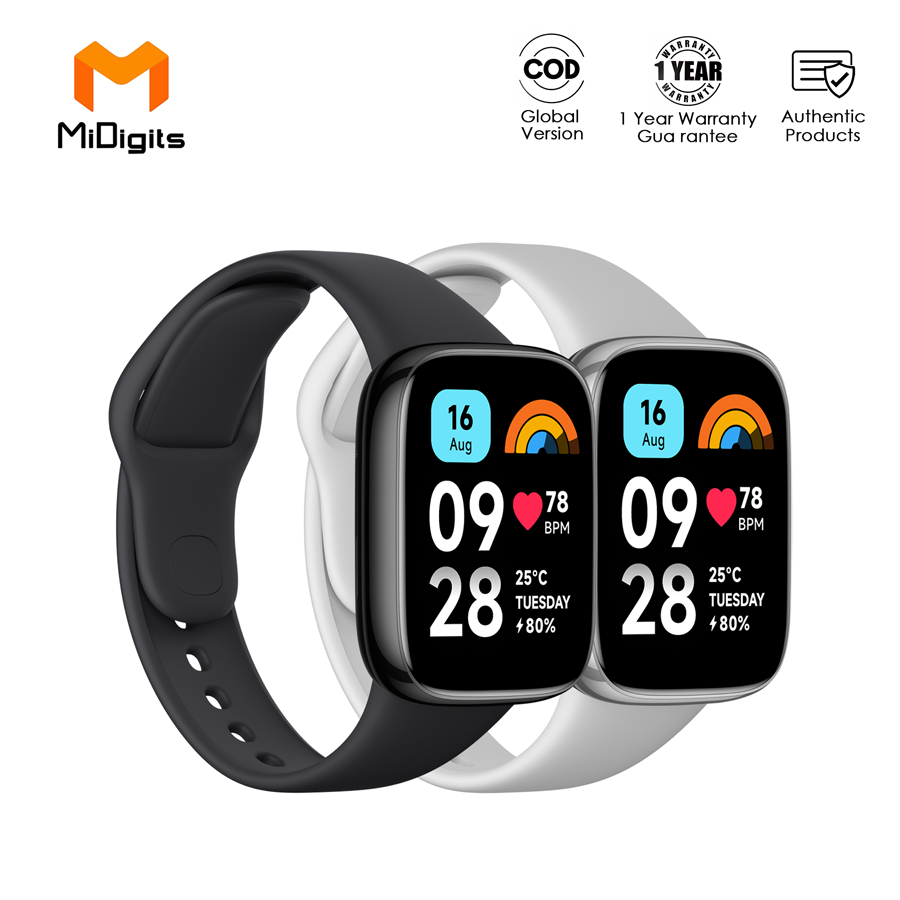 Redmi Watch 3 Active Smartwatch Global 1.83'' Display Blood Oxygen ...