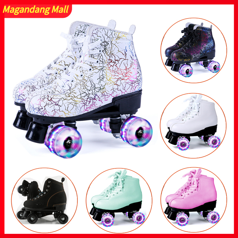 Roller Skates For Adult Universal Kids 34-42 indoor/outdoor Cowhide ...