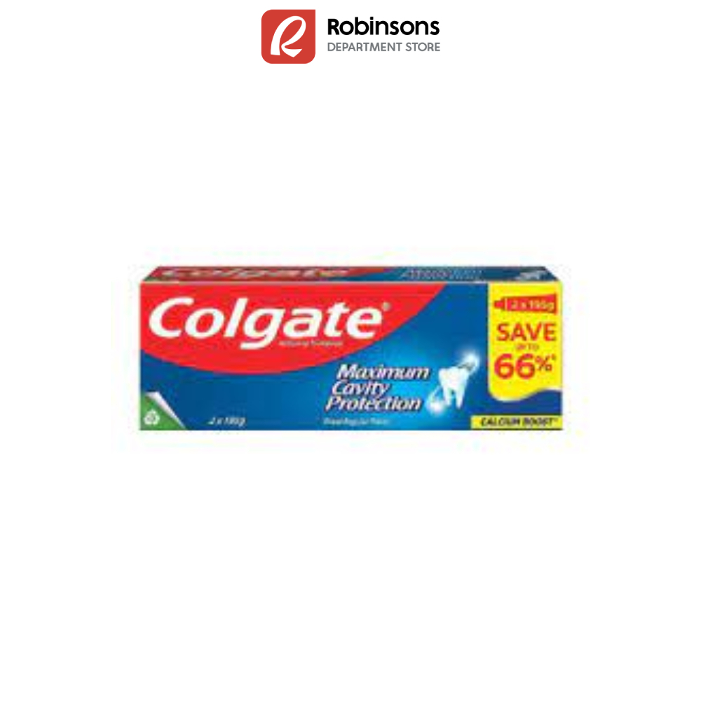 Colgate Great Regular Flavor Anti-Cavity Family Toothpaste 195g Twin ...