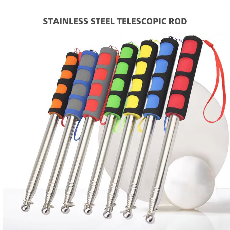 1M Teaching Pointer Pen Retractable Portable Hand Telescopic Stainless ...