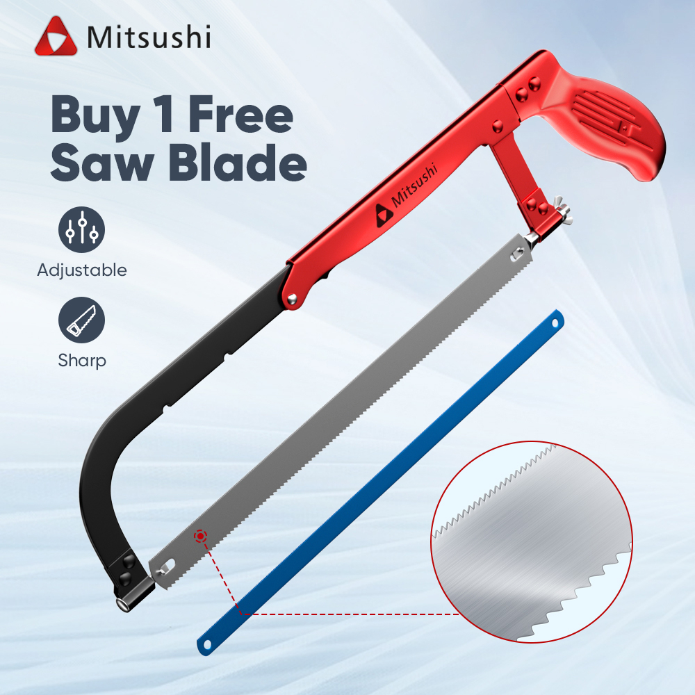 Mitsushi Hacksaw Adjustable Hacksaw Woodworking Tools Hand Saw With ...