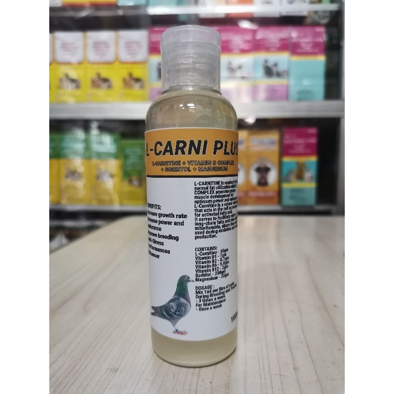 L-CARNI PLUS 100ML L-Carnitine + Vit B Complex + Sorbitol + Magnesium ...